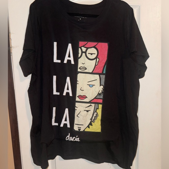 torrid | Tops | Torrid Black Tee With Colorful Graphic Design | Poshmark